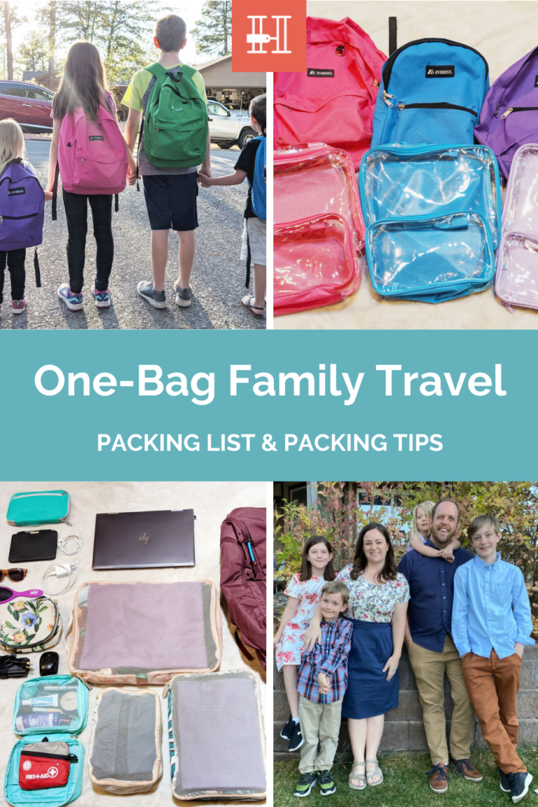 The One-Bag Family Travel Packing List You Need for Your Family Gap ...