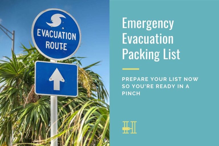 What to Include on Your Emergency Evacuation Packing List • Her Packing ...
