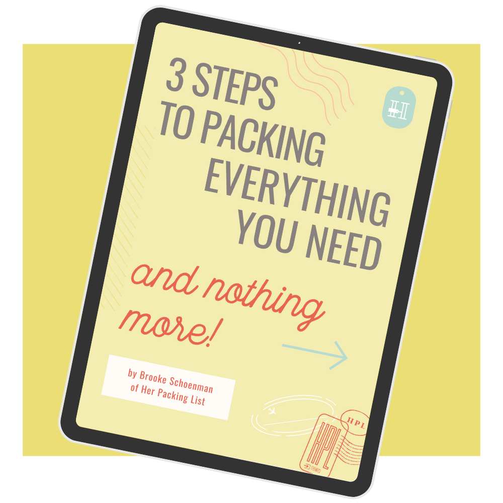 Your Packing Journey Starts Here • Her Packing List